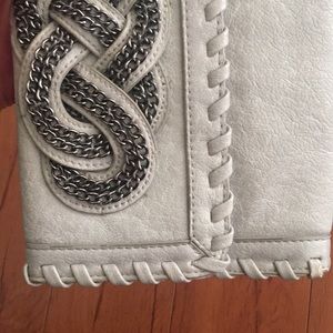 Boutique | Bags | Grey With Chain Design Handbag | Poshmark